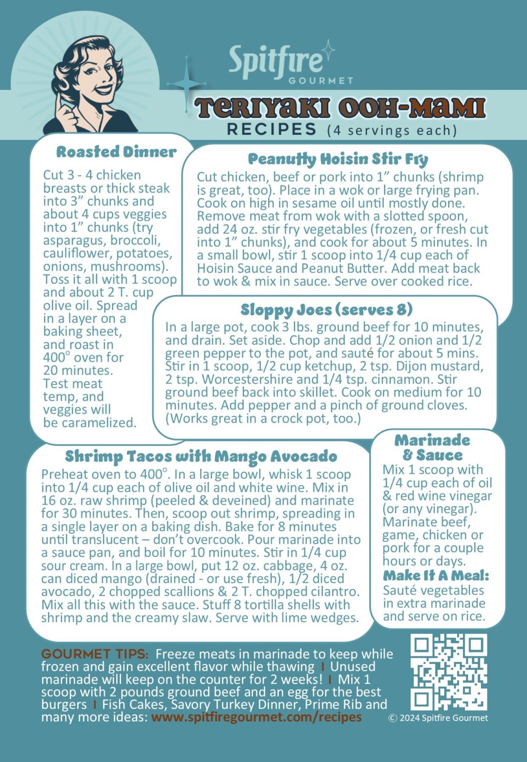 Cook easy family dinner every night! Spitfire Gourmet